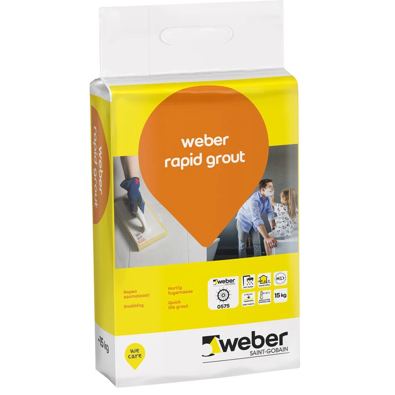 weber rapid grout Nopea saumalaasti
