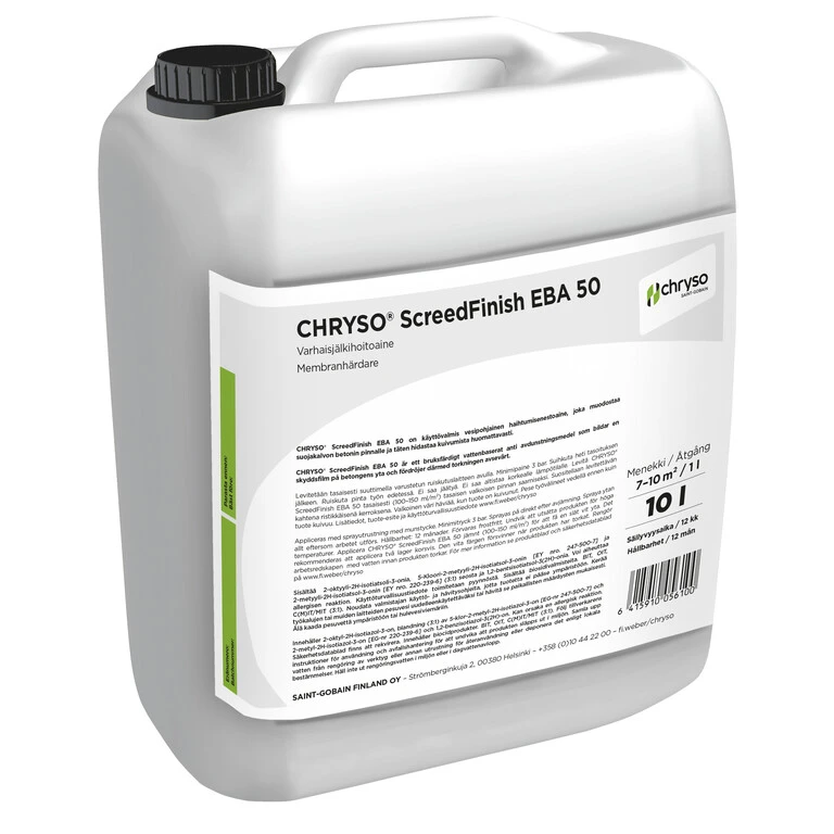 Chryso® ScreedFinish EBA 50 Varhaisjälkihoitoaine